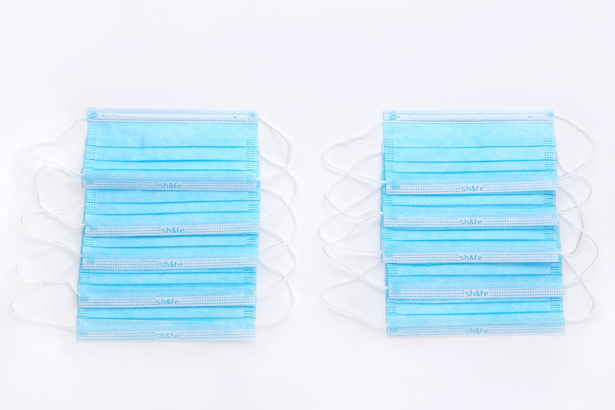 Disposable Blue Face Masks 10 Pack